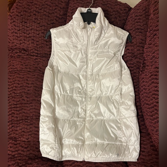 Xersion | Jackets & Coats | 33 White Puffy Vest Xersion | Poshmark